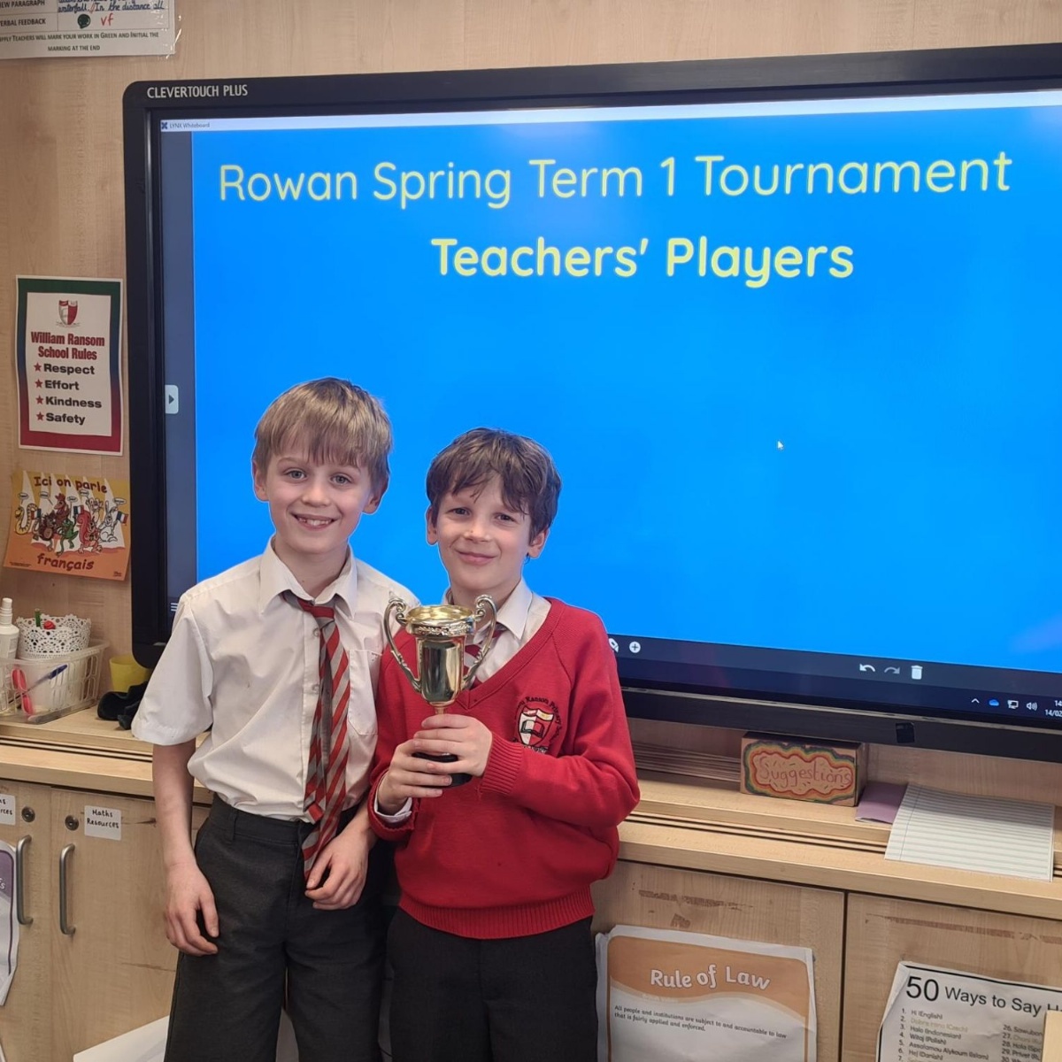 William Ransom Primary School - Rowan Class get competitive!