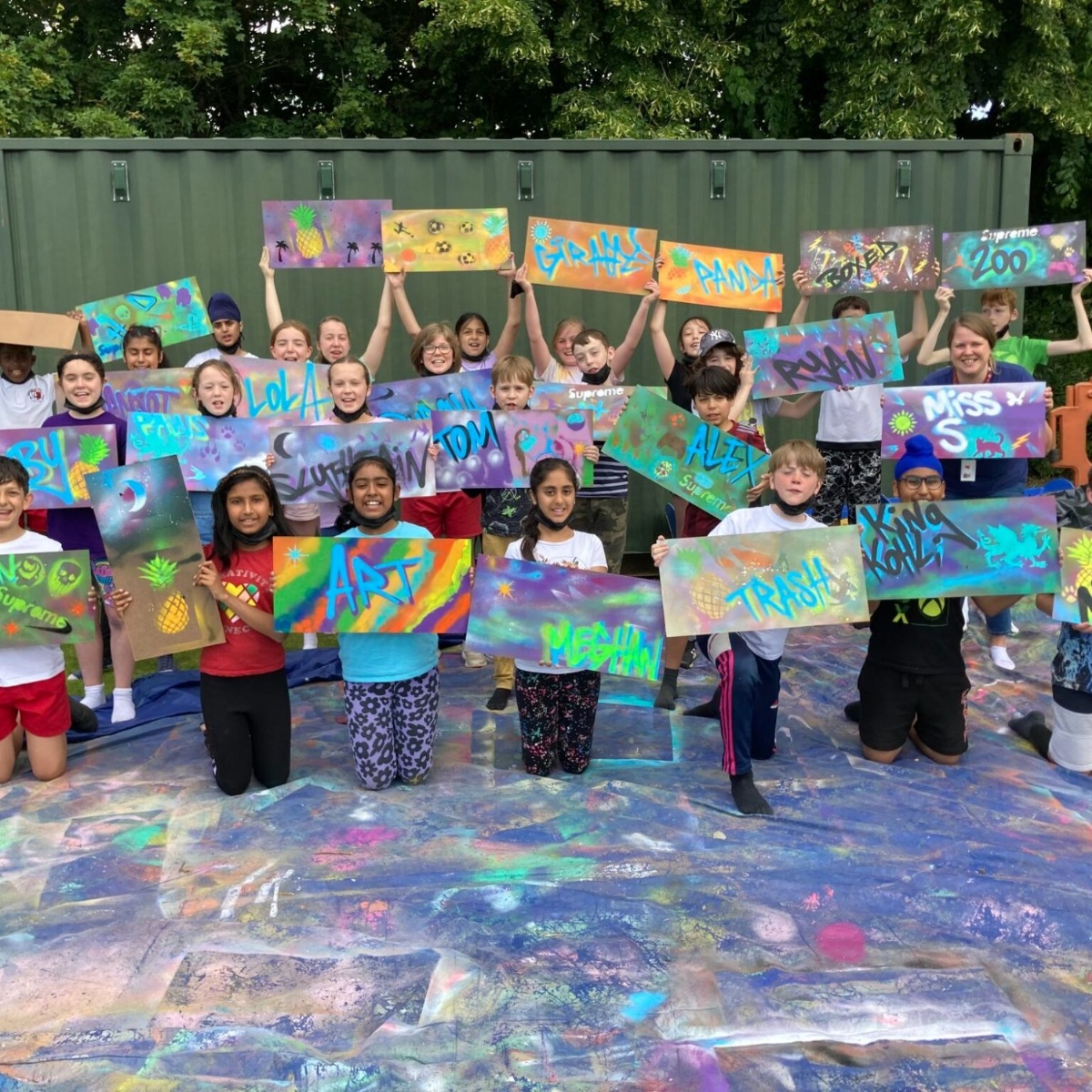 William Ransom Primary School - Graffiti Workshops