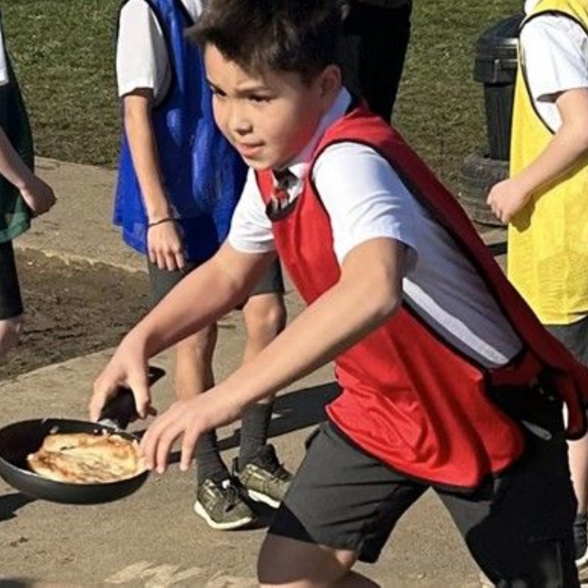 William Ransom Primary School - Pancake Day Race