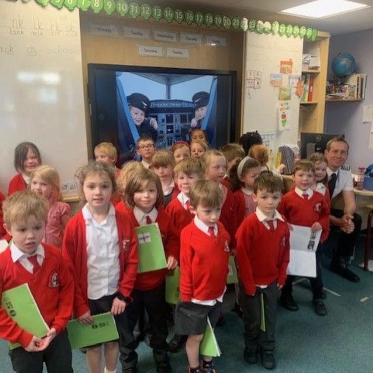 William Ransom Primary School - A visit from Captain Evans!